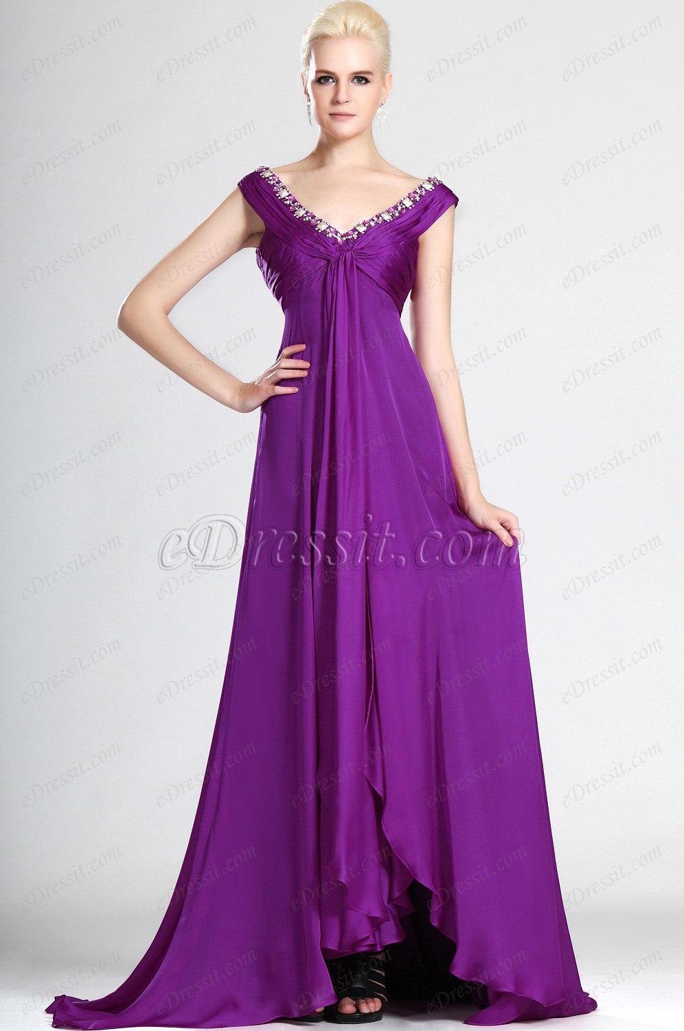 eDressit New Sexy V-cut Evening Dress (00125212)