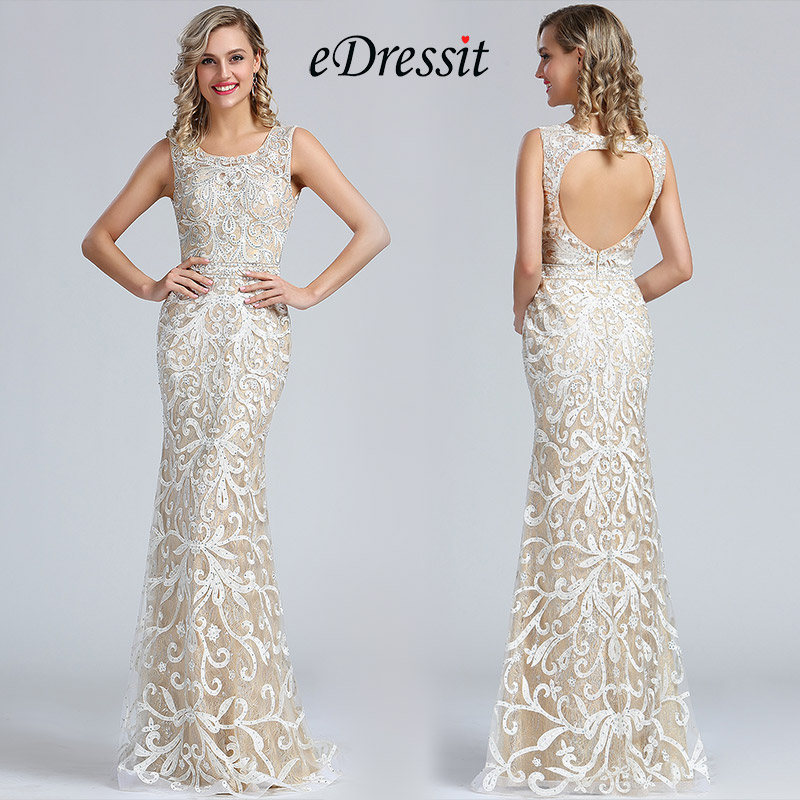 Beige Evening Dresses, Beige Prom Dresses for Women - eDressit